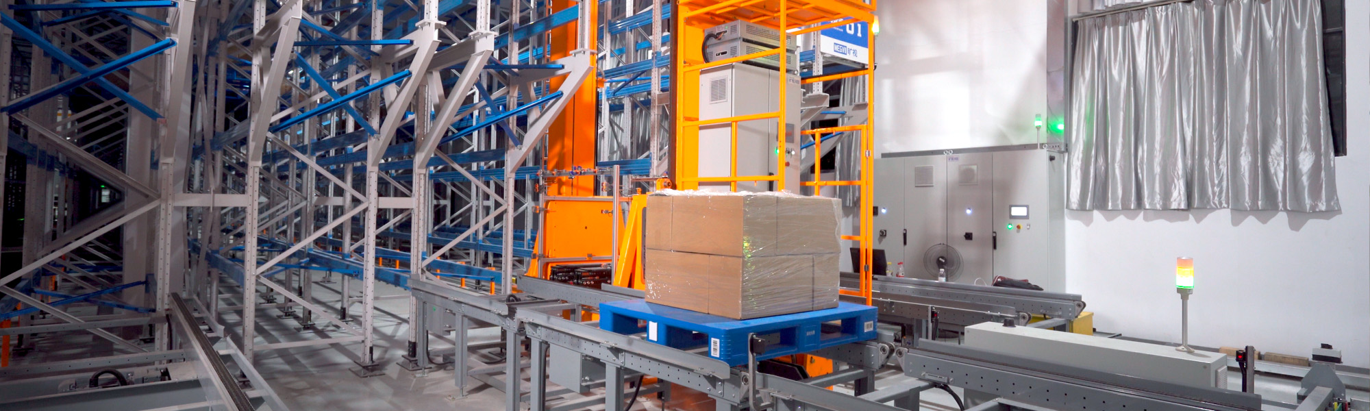 AI stacker cranes Pallet ASRS Automated Storage Systems 3A Solution ...