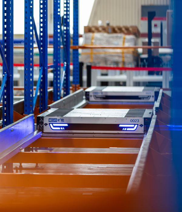 3D Pallet Shuttle Systems High density storage | Megvii Robotics - Beijing Megvii Robotics Co., Ltd.