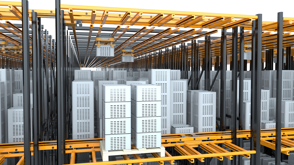 Picking Spider System(PSS) Bin Picking System High density storage ...